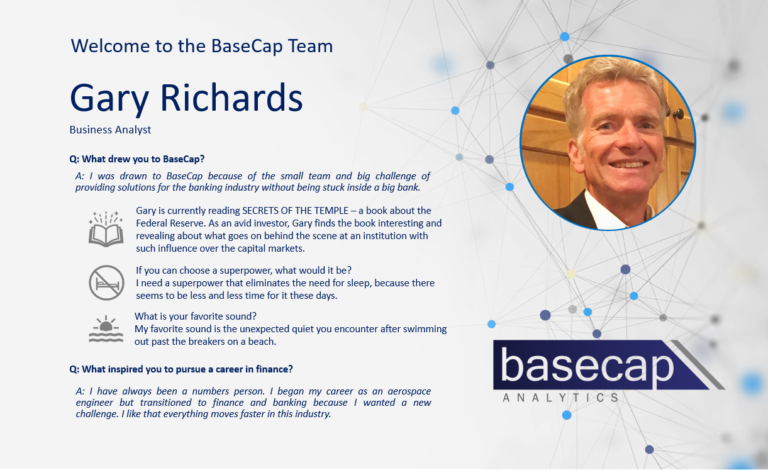 New Employee Announcement: Gary Richards - Basecap Analytics