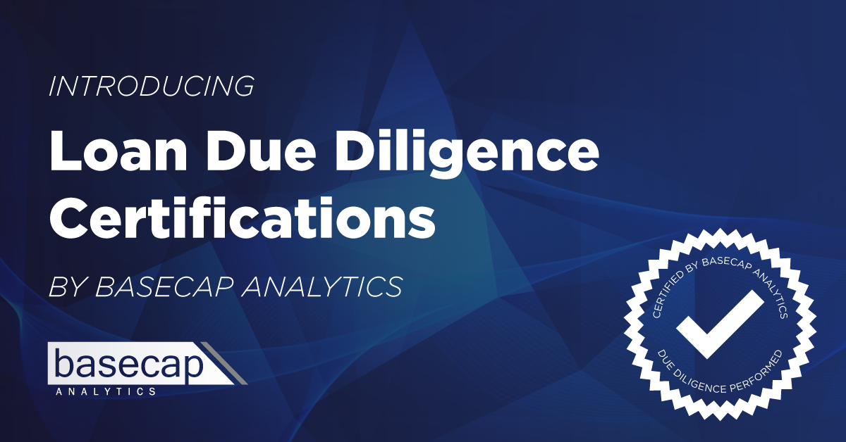 Certify whole loan portfolios